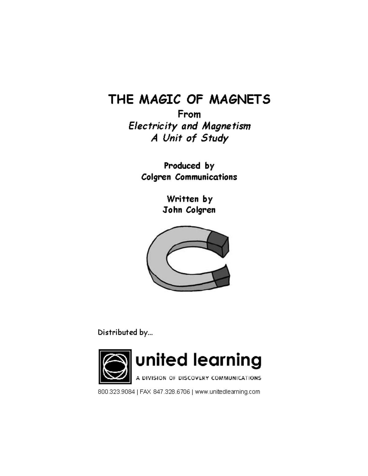 Magnetism Answer WS - great - THE MAGIC OF MAGNETS From Electricity and ...