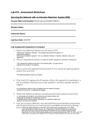 Attacking a Vulnerable Web Application and Database - Lab #5 - Assessment Worksheet Attacking a ...