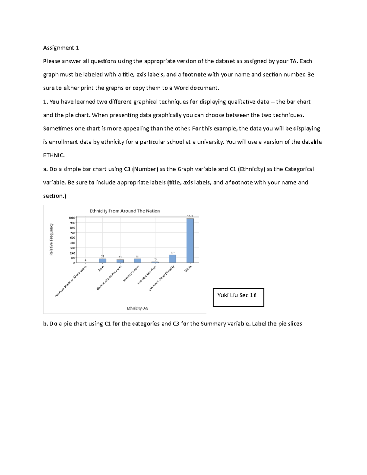 Minitab Assignment 1: Data Visualization Techniques and Analysis - Studocu