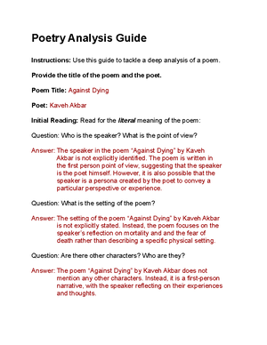 Ap13 eng lit q1 - AP lit sample essay - AP ® ENGLISH LITERATURE AND ...