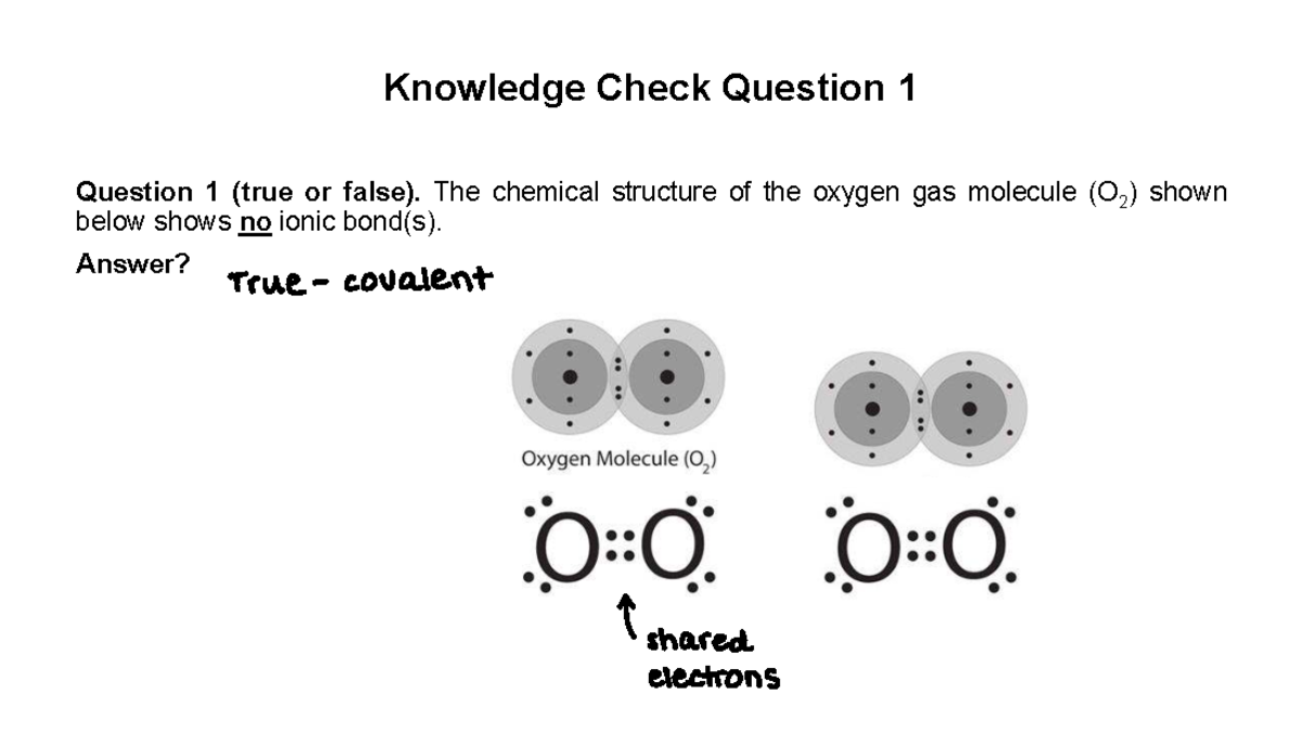 Polarity of Molecules: Knowledge Check & Structure Analysis (CHEM101 ...