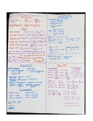 Final Exam Review with Answers Spring 2019 - Math 151 Final ...