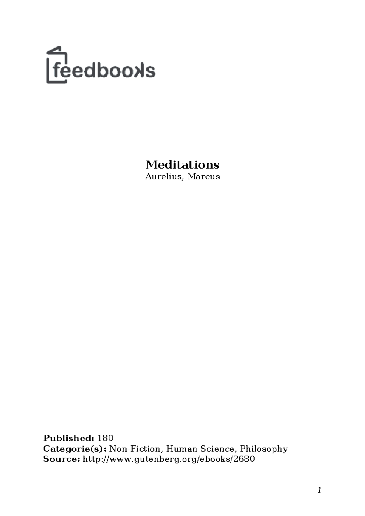 Marcus Aurelius: Meditations - Insights on Stoic Philosophy - Studocu