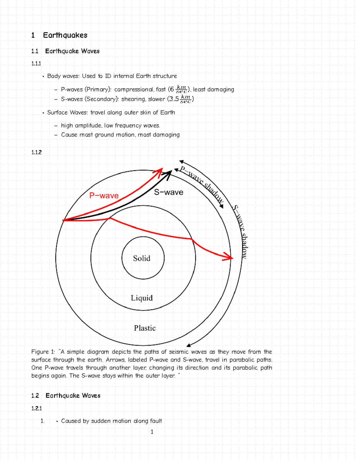 Earthquake Waves Study Guide and Quiz - Studocu
