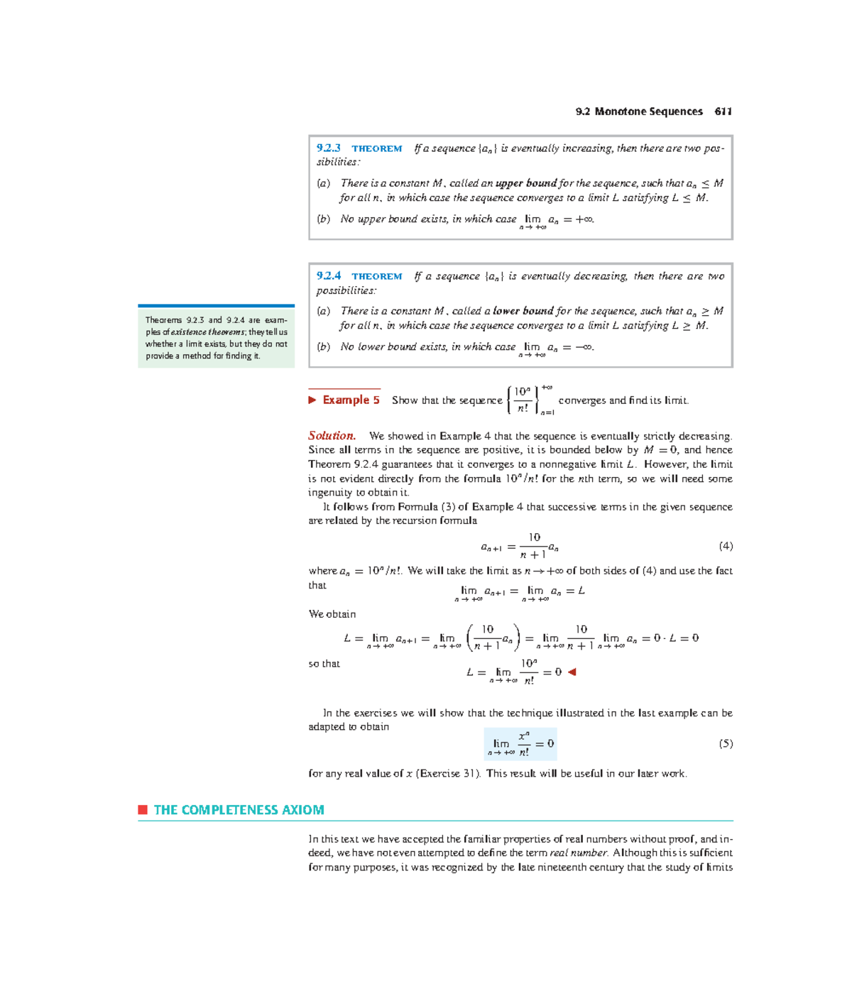 Calculus (C09) Lecture Notes: Monotone Sequences & Limits - Studocu