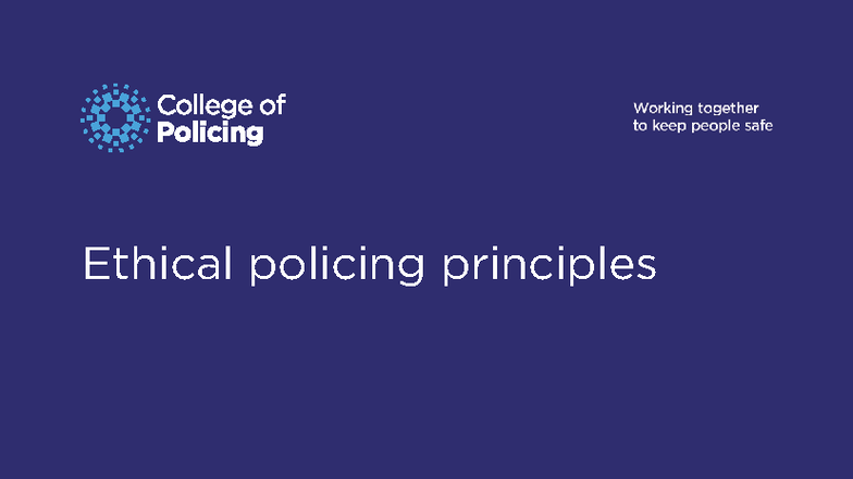 Ethical Policing Principles: Guidelines for Law Enforcement (2024 ...