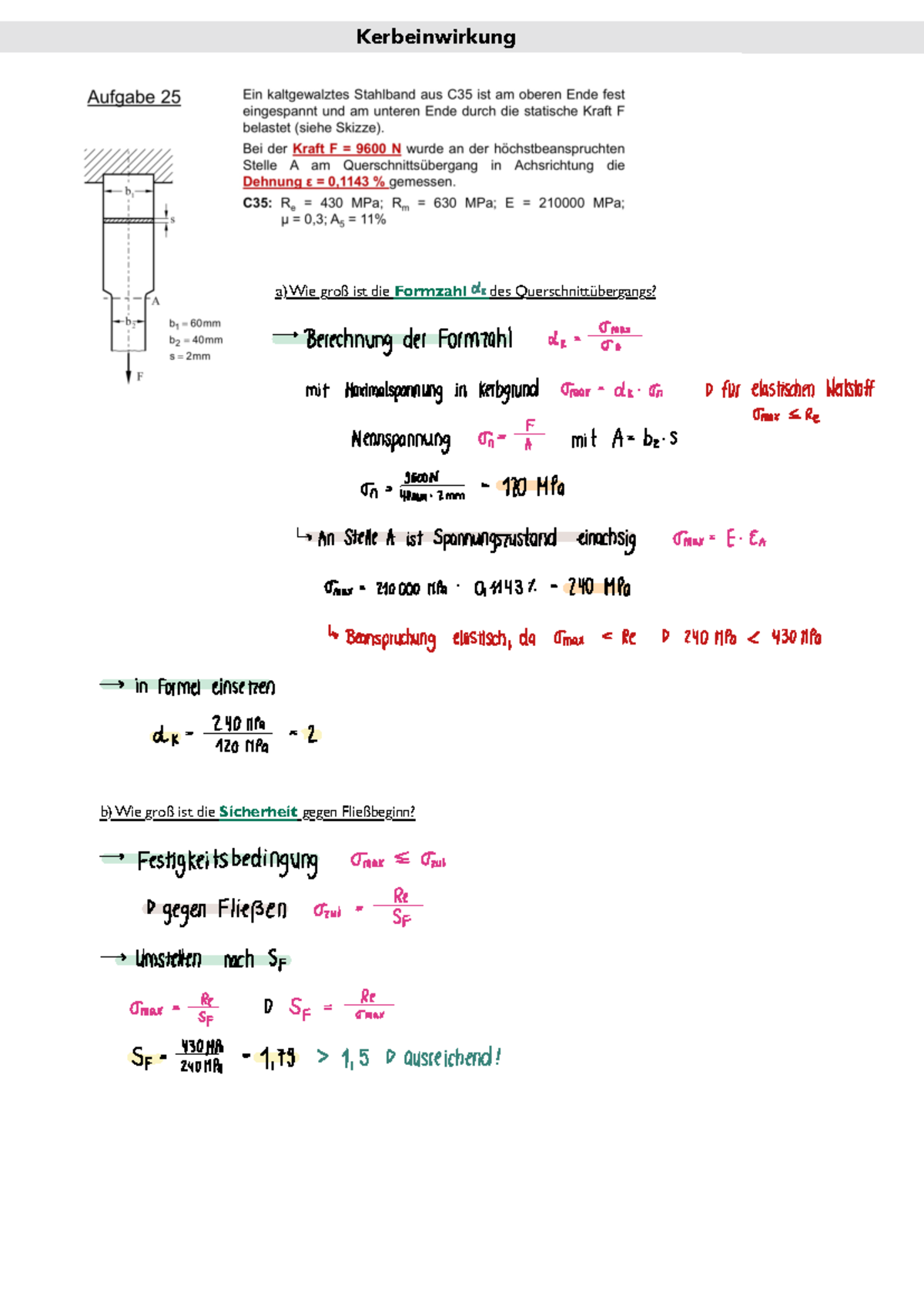 Berechnung 7 Buchstaben