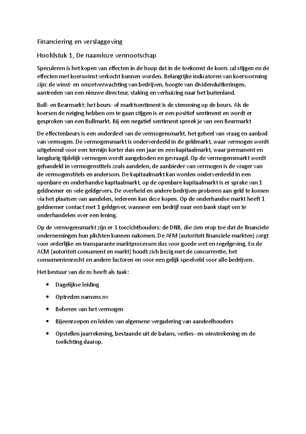 Formules voor Bedrijfseconomie Centraal Examen (Beco) - Studeersnel