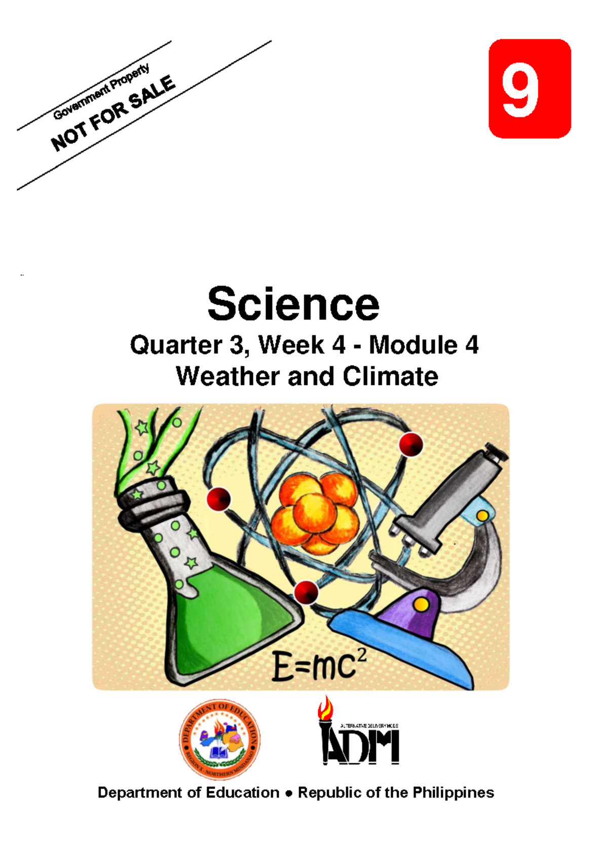 Science 9 Q3 Mod4 Weather and Climate - NOT Science Quarter 3 , Week 4 ...