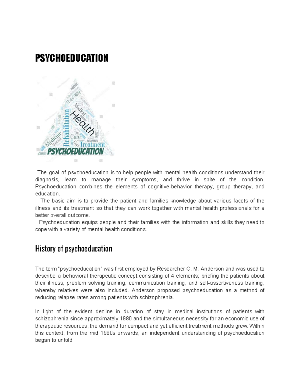 PSY 101: Understanding Psychoeducation and Its Impact on Mental Health ...