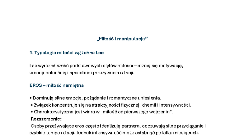 Miłość i manipulacja - ,,,,,,,,,,,,,,,,,,, - „Miłość i manipulacja ...