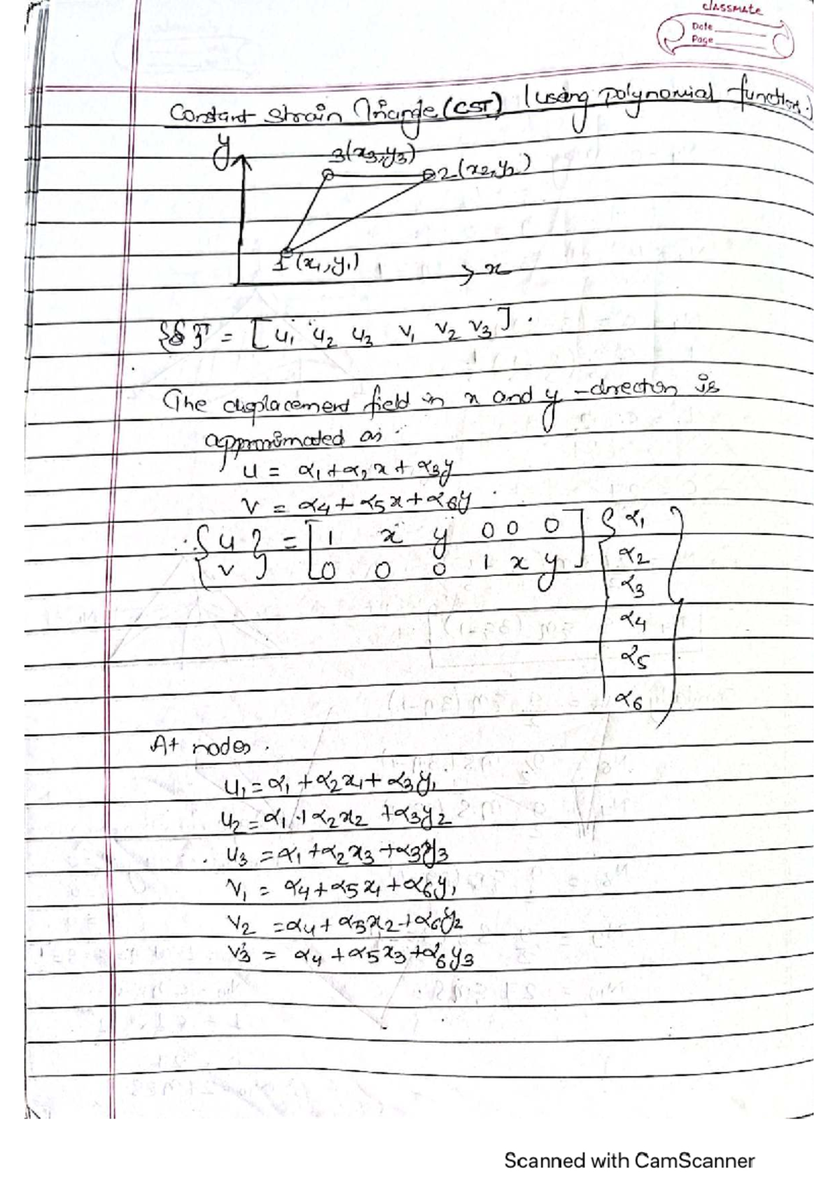 Chapter 4-6: Solving CST Element Problems in Plane Strain and Stress ...