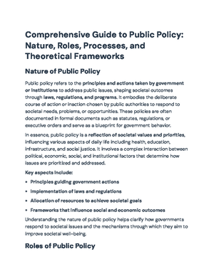 [Solved] Policy paradigms - Public Administration 3B - Studocu