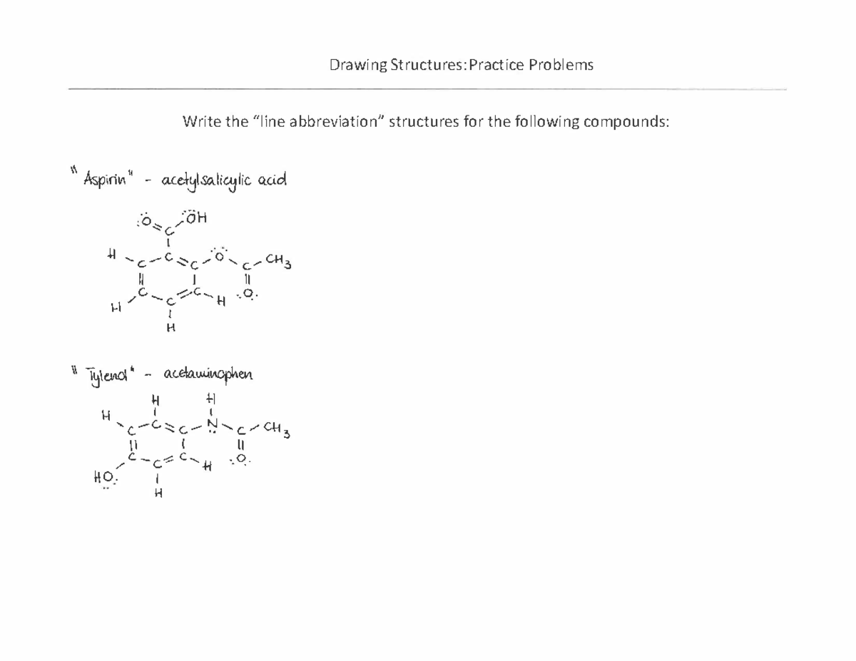 Topic 1 - Drawing Structures - PP - Drawing Structures: Practice ...