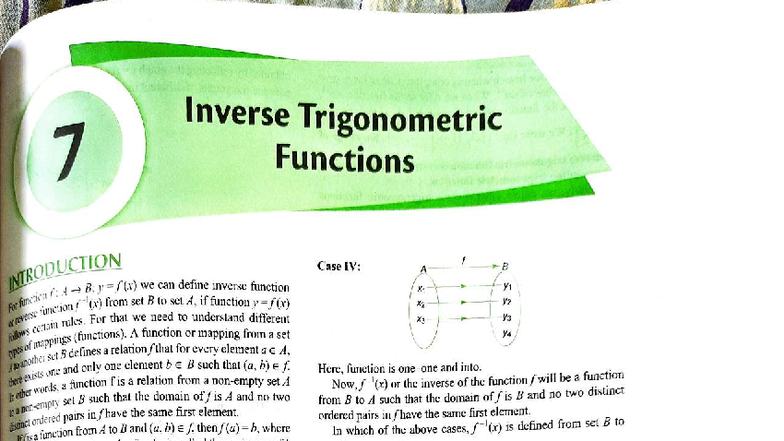 Inverse Trigonometric Functions: Concepts and Illustrations (MATH 101 ...