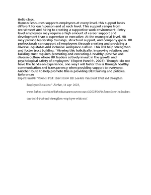 HRM 370 1-2 Assignment – HR Inbox - 1-2 Assignment – HR Inbox Alexa ...