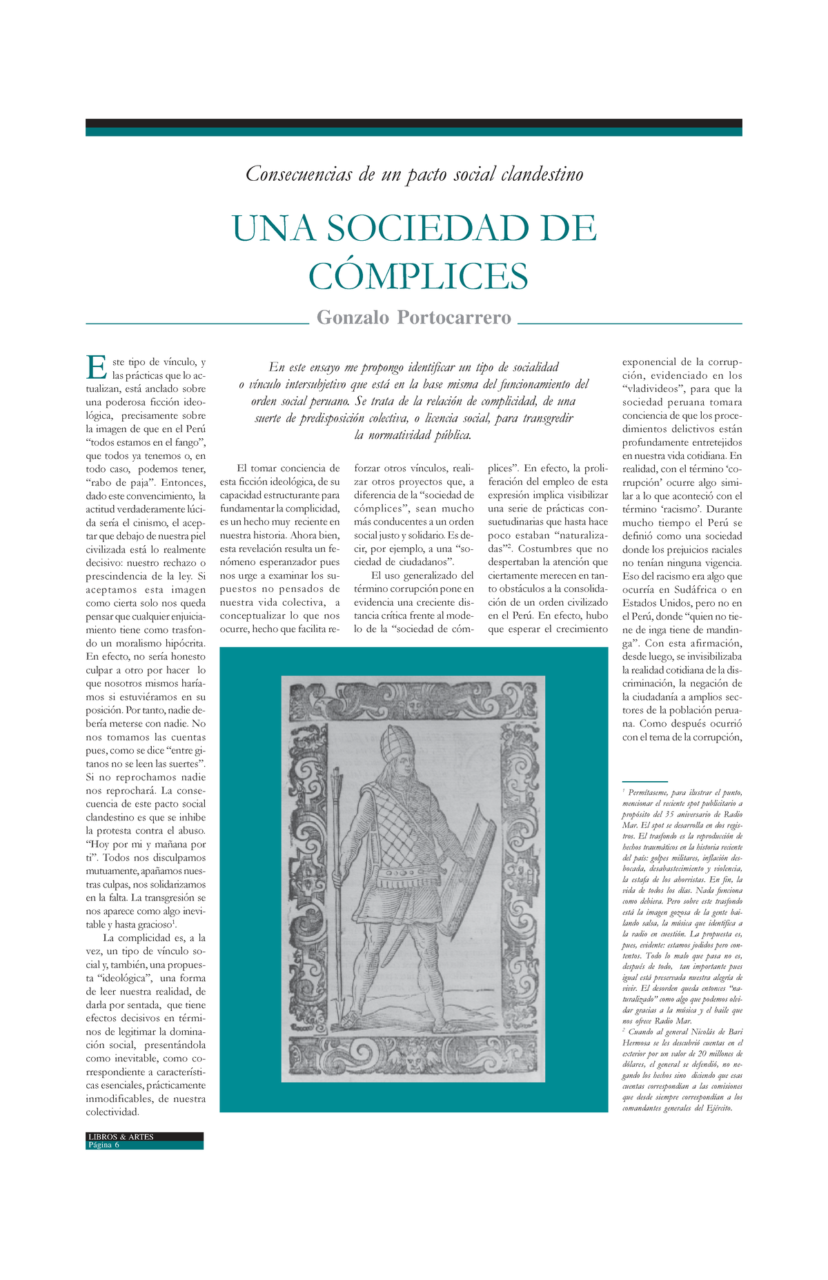 Consecuencias del Pacto Social Clandestino en Perú - Gonzalo ...