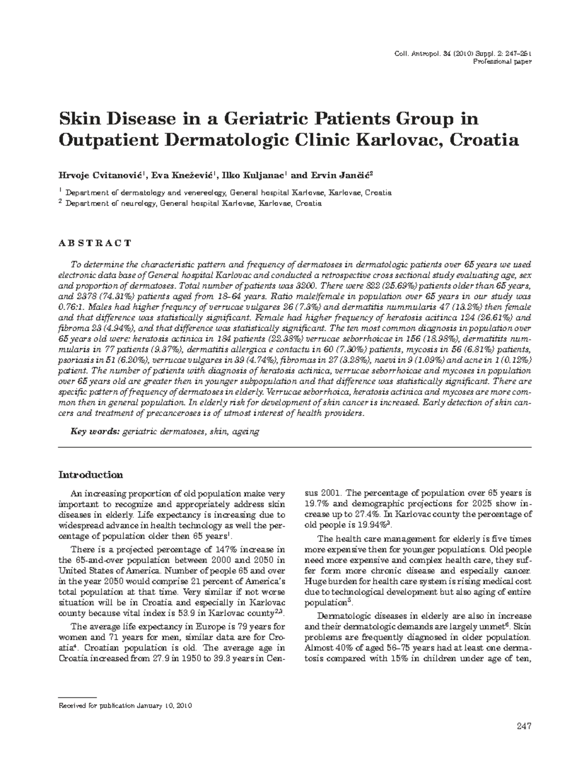 Geriatric Dermatology: Skin Diseases in Patients Over 65 (Coll ...