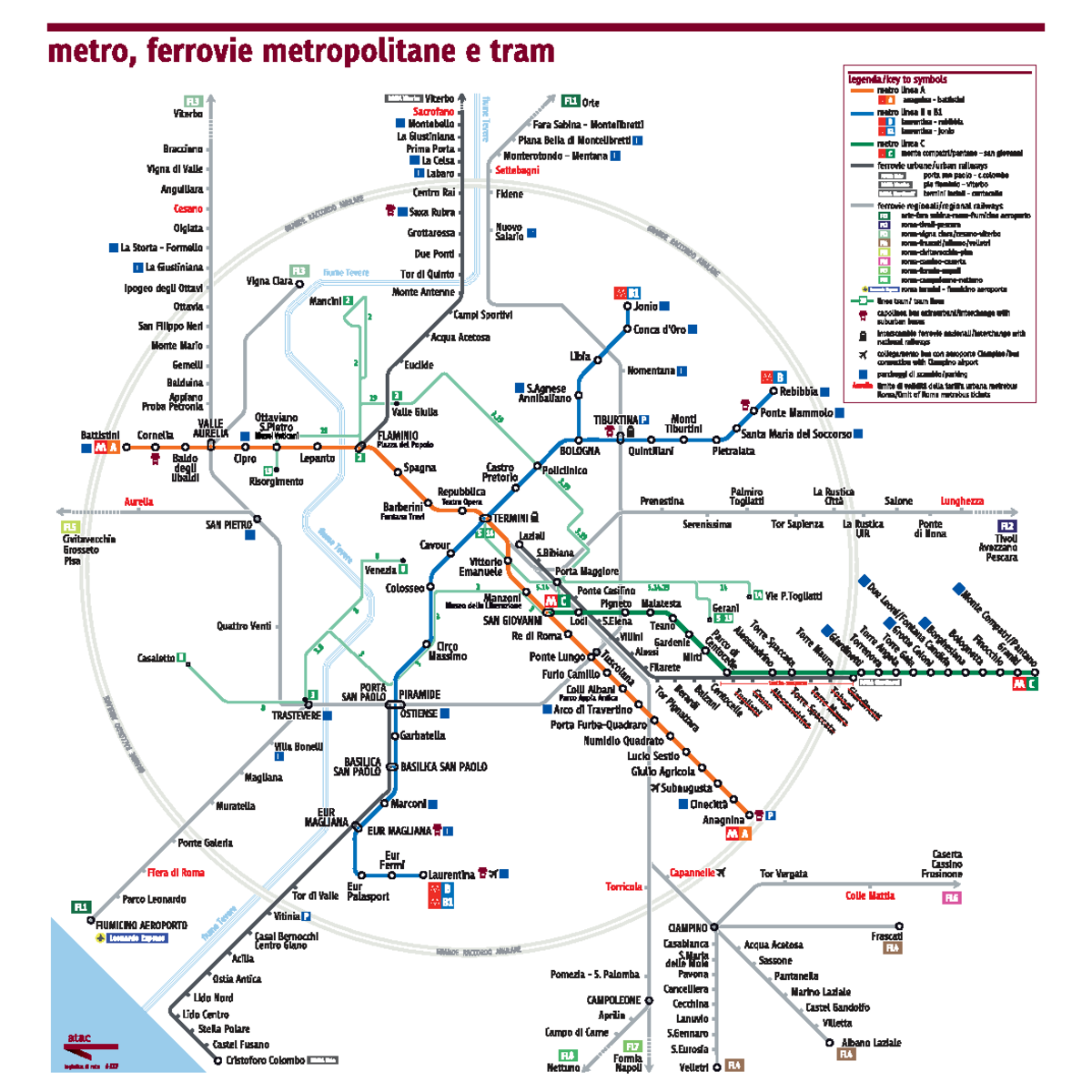 Mappa Metro e Ferrovie Metropolitane di Roma: Linee e Stazioni - Studocu