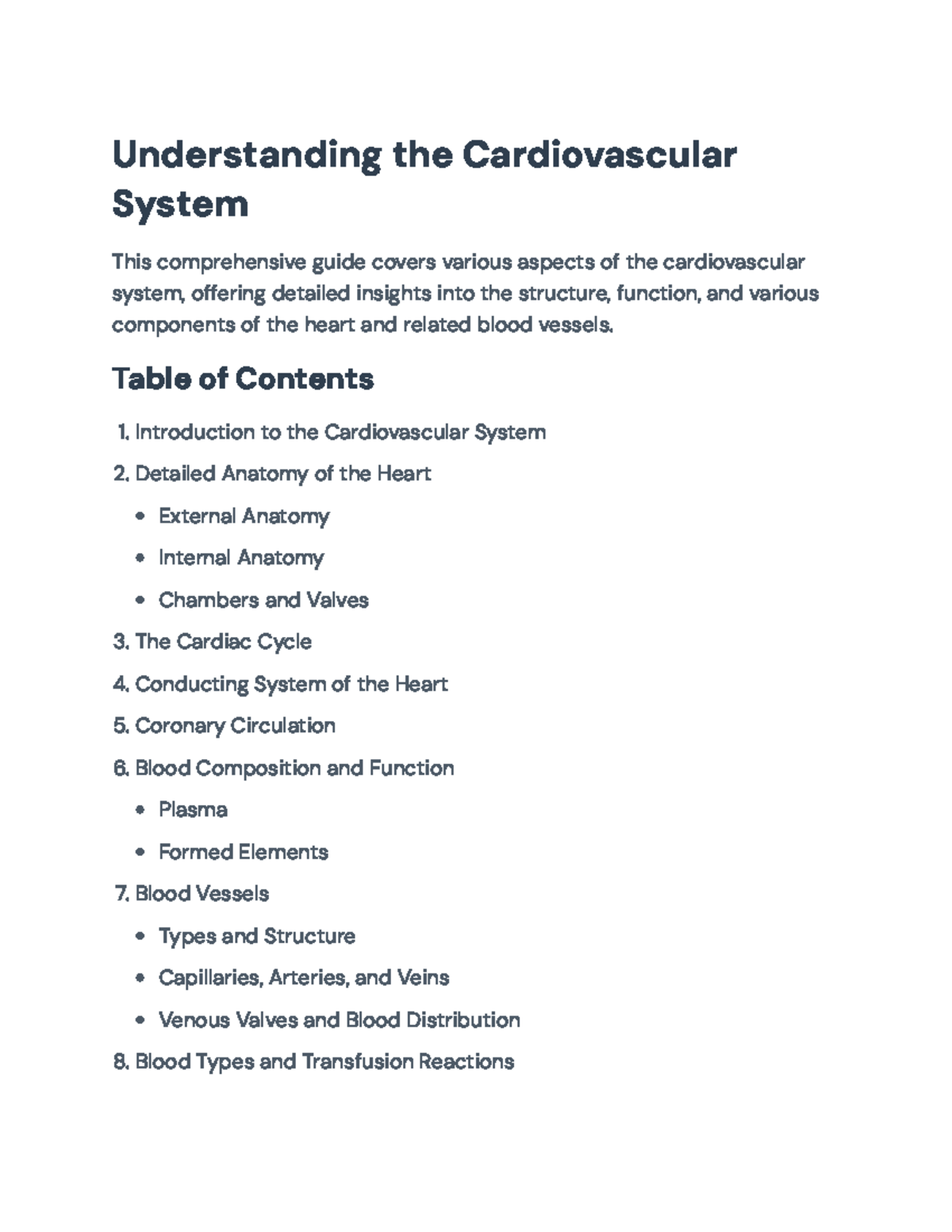 Cardiovascular System Overview: Structure, Function & Components ...