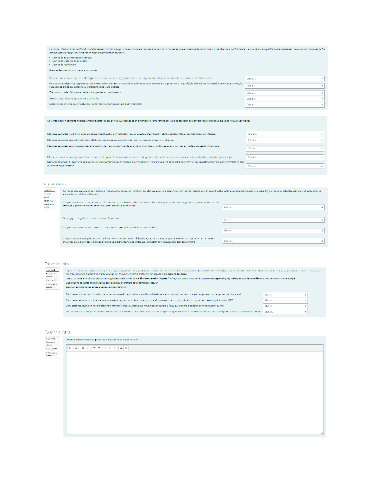 Examen ASA 2000 - Le conseil (CA) établissement constitue sa plus haute ...