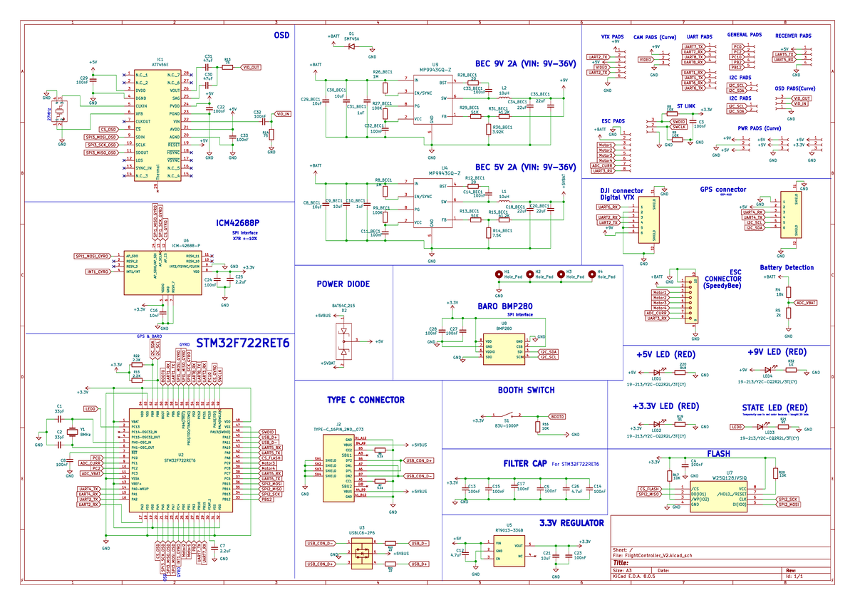 Flight Controller V2 Schematic - KiCad EDA 8.0.5 - Studocu