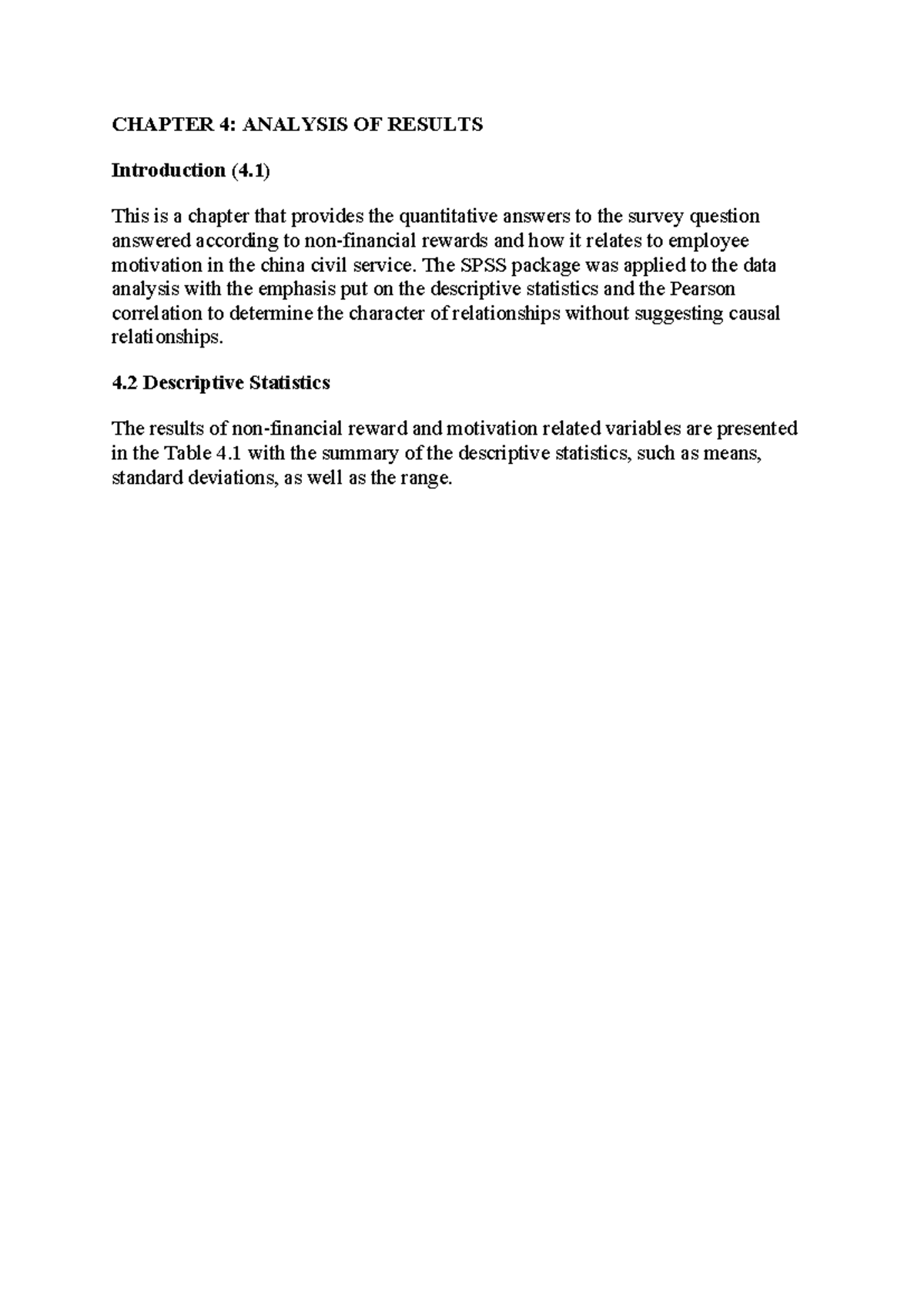 CHAPTER 4-5: ANALYSIS OF RESULTS & DISCUSSION (Course Code) - Studocu