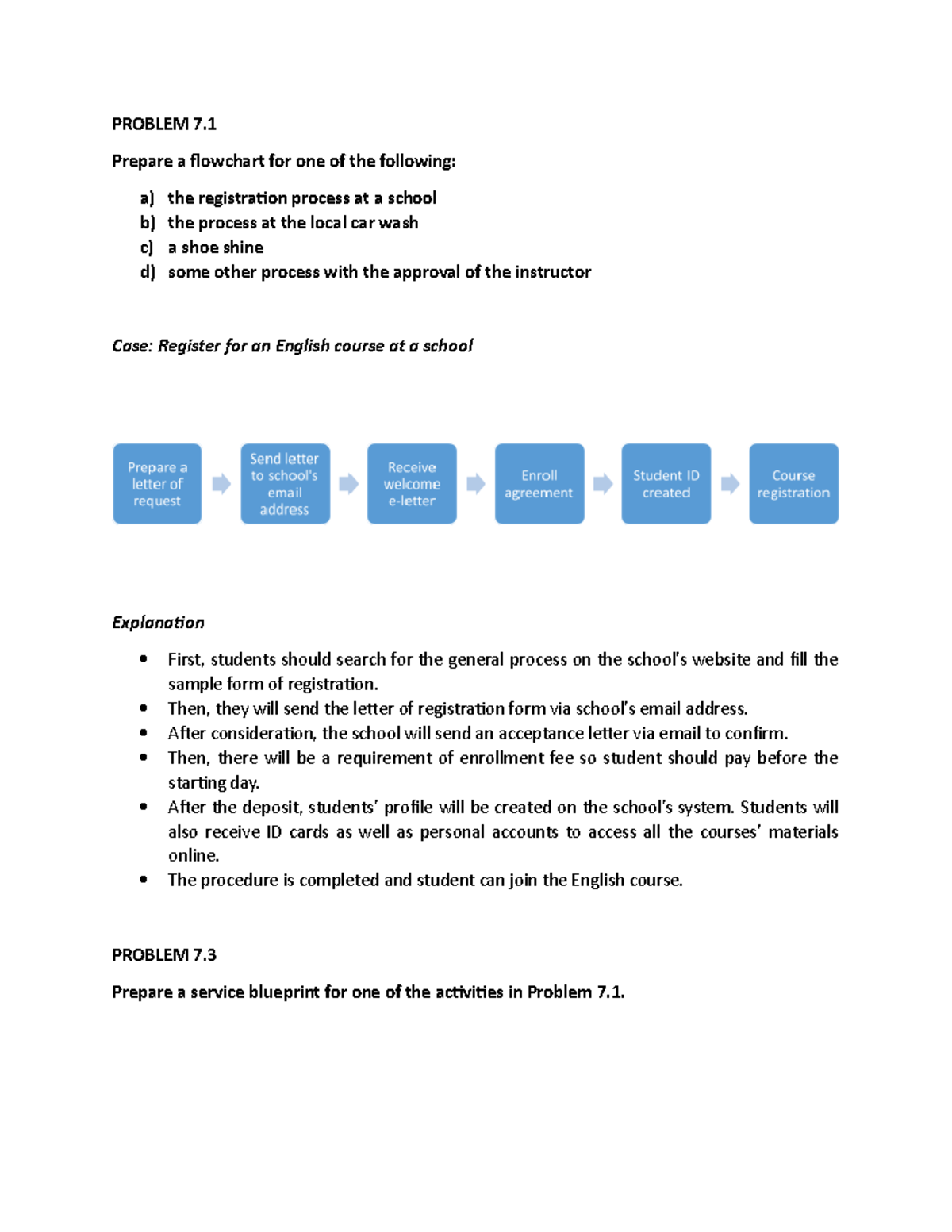 Homework Chapter 07 - Production and Operations Management - PROBLEM 7 ...