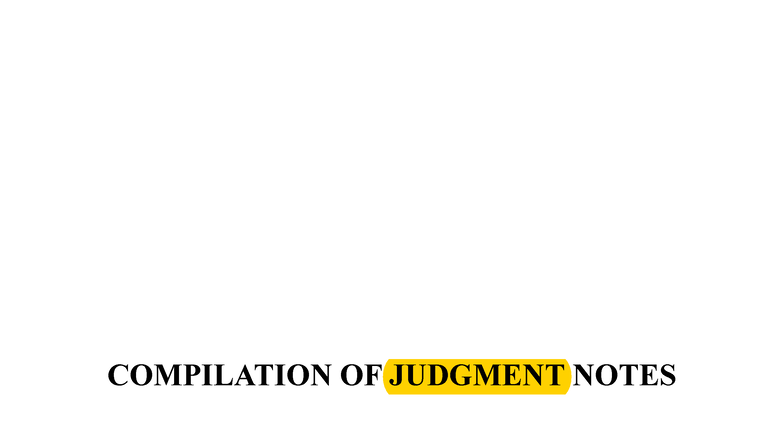 COMPILATION OF JUDGMENT NOTES: CASES ON BASIC STRUCTURE & RIGHTS - Studocu