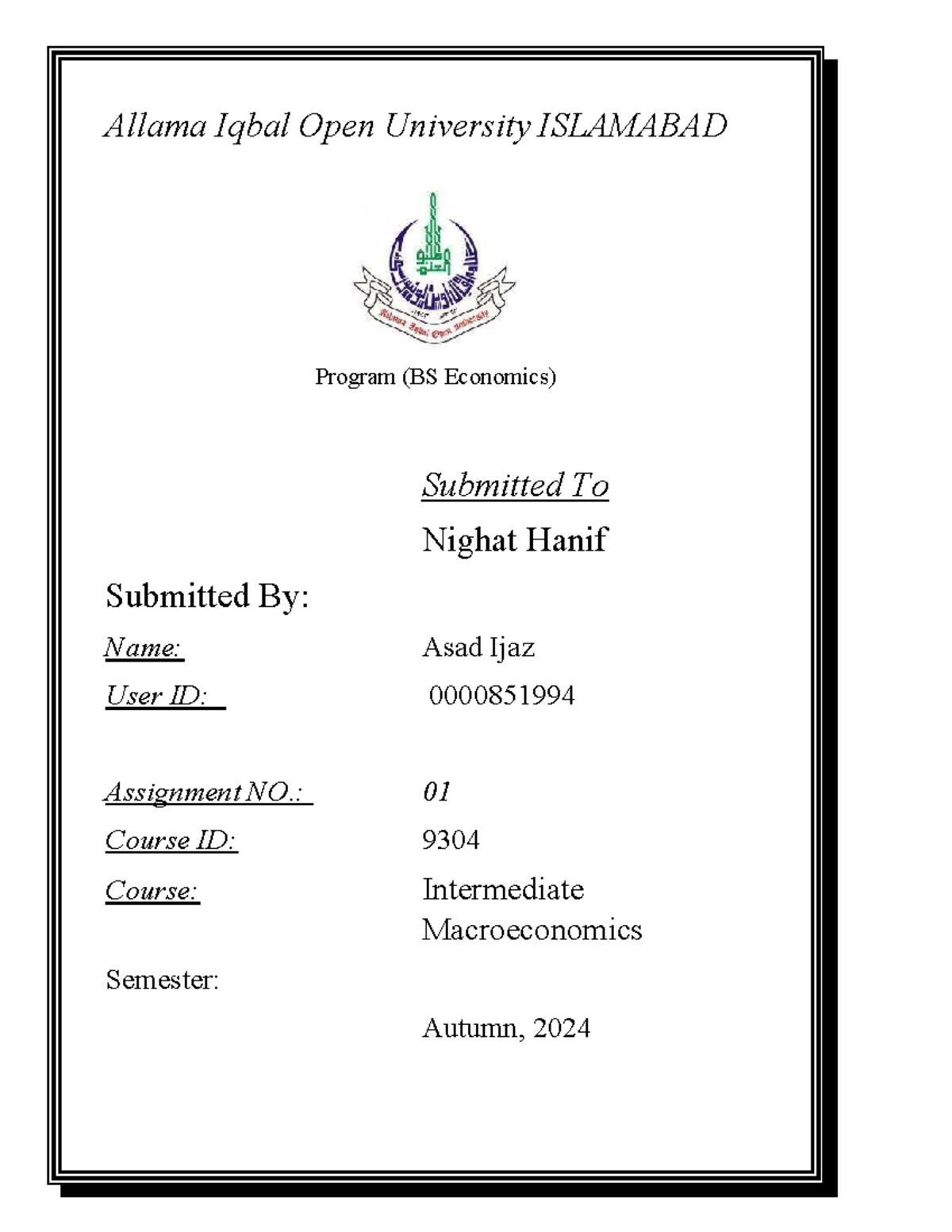 9304 Assignment 01: Business Cycle Phases & Liquidity Trap Analysis ...