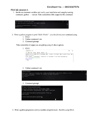 Python Introduction 1 - NOYTHOIBF - Python Introduction Python is a widely used high-level ...