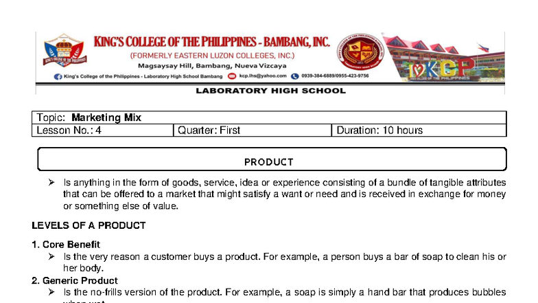 Marketing Mix Lesson 4: Understanding Product Strategies in ...