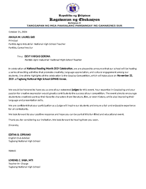Detailed Lesson Plan: Initial Consonant Blends for English 3 - Studocu