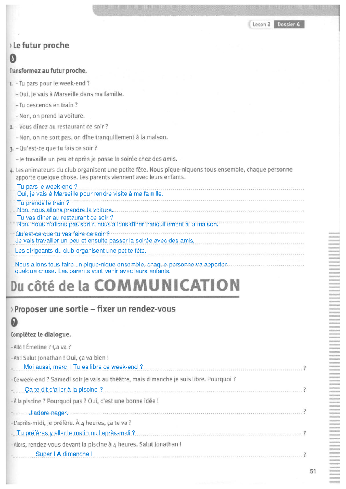Français 11: Conversation et Activités Sociales Completes - Studocu