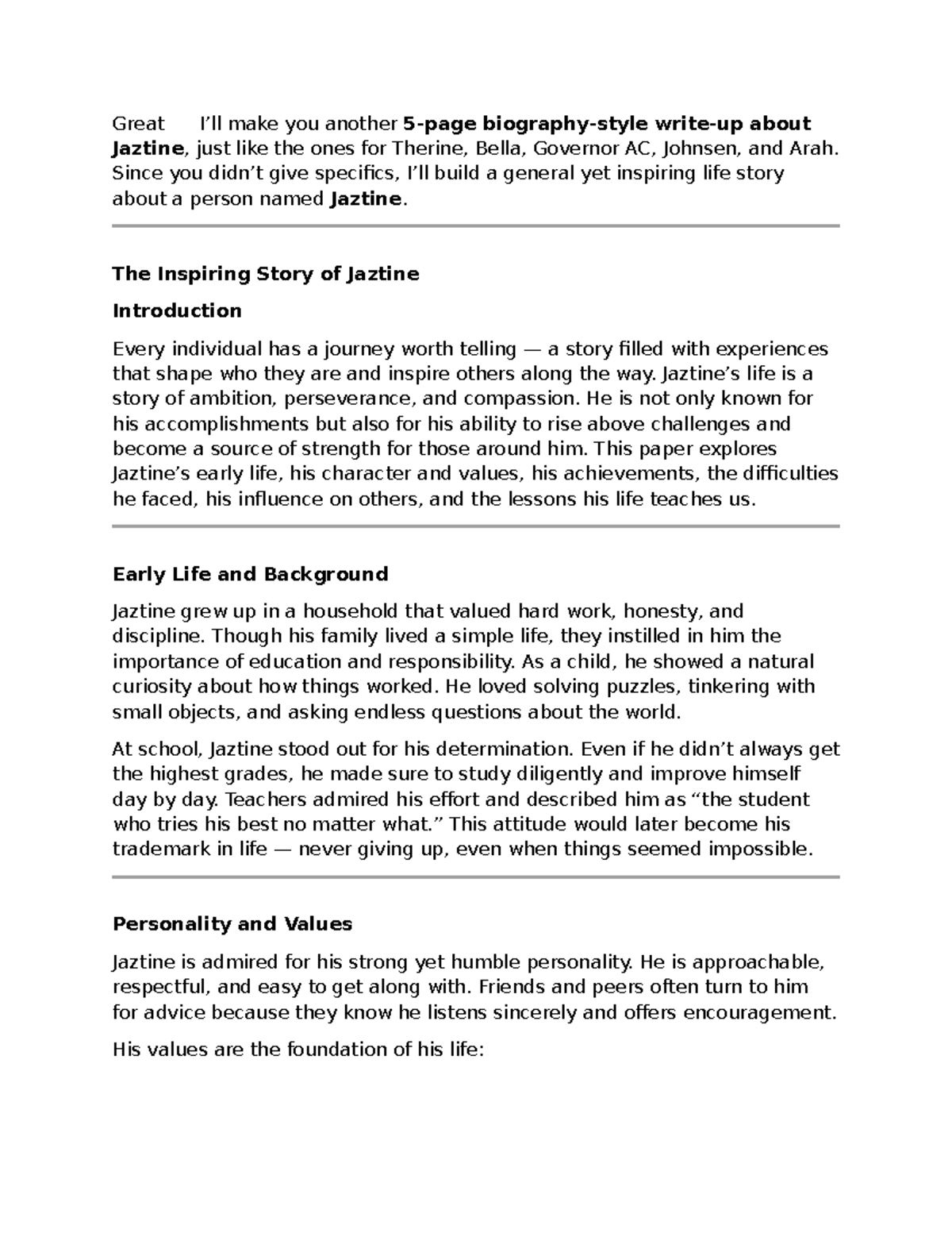 Inspiring Life Story of Jaztine: A Journey of Perseverance and ...