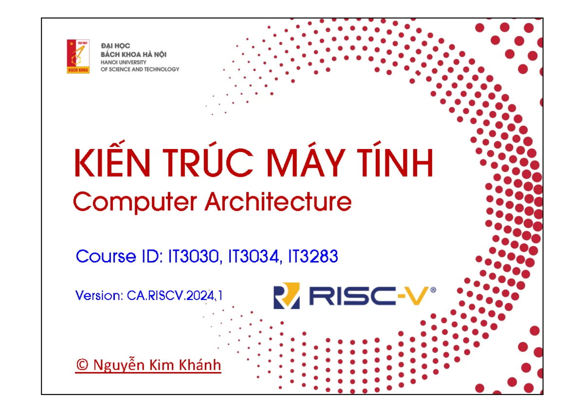 RISC-V Instruction Set Overview for RV32I and RV64I - Studocu