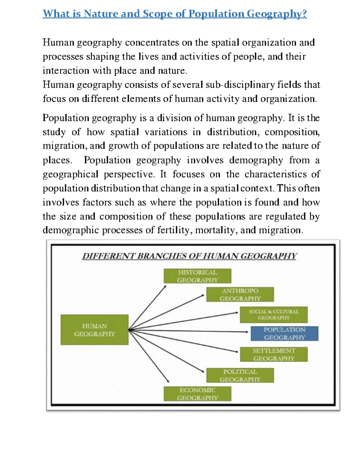 Nature and Scope of Settlement - NATURE AND SCOPE OF SETTLEMENT ...