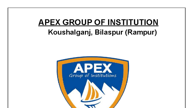 Operating System Lab Practical - B.Tech CS 4th Sem (CSE) - Studocu