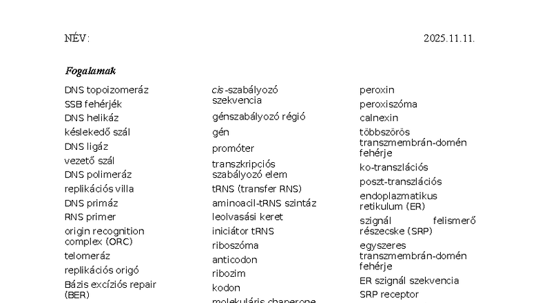 Molbi Szeminárium Gyakorló Feladatok és Megoldások (2025.11.11.) - Studocu