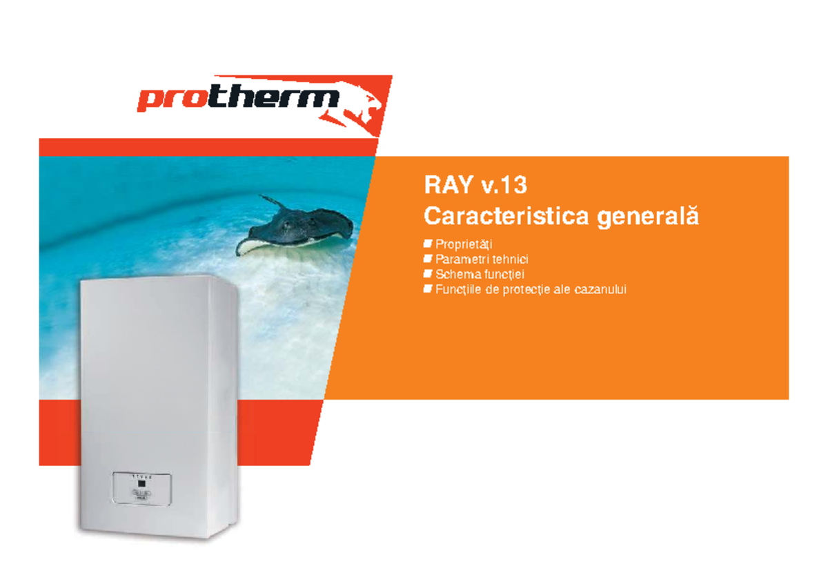 Manual de Service pentru Centrale Electrice Protherm Ray v.13 - Studocu