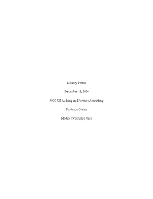 ACC 405 Mod 5 Short Paper: Principles of Fund Accounting Explained ...