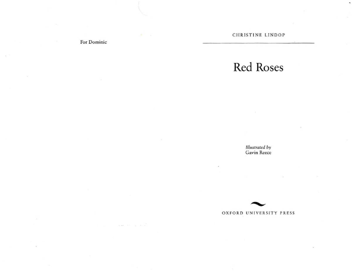 Red Roses: A Story for Adults (1st Edition) - Activities & Glossary ...