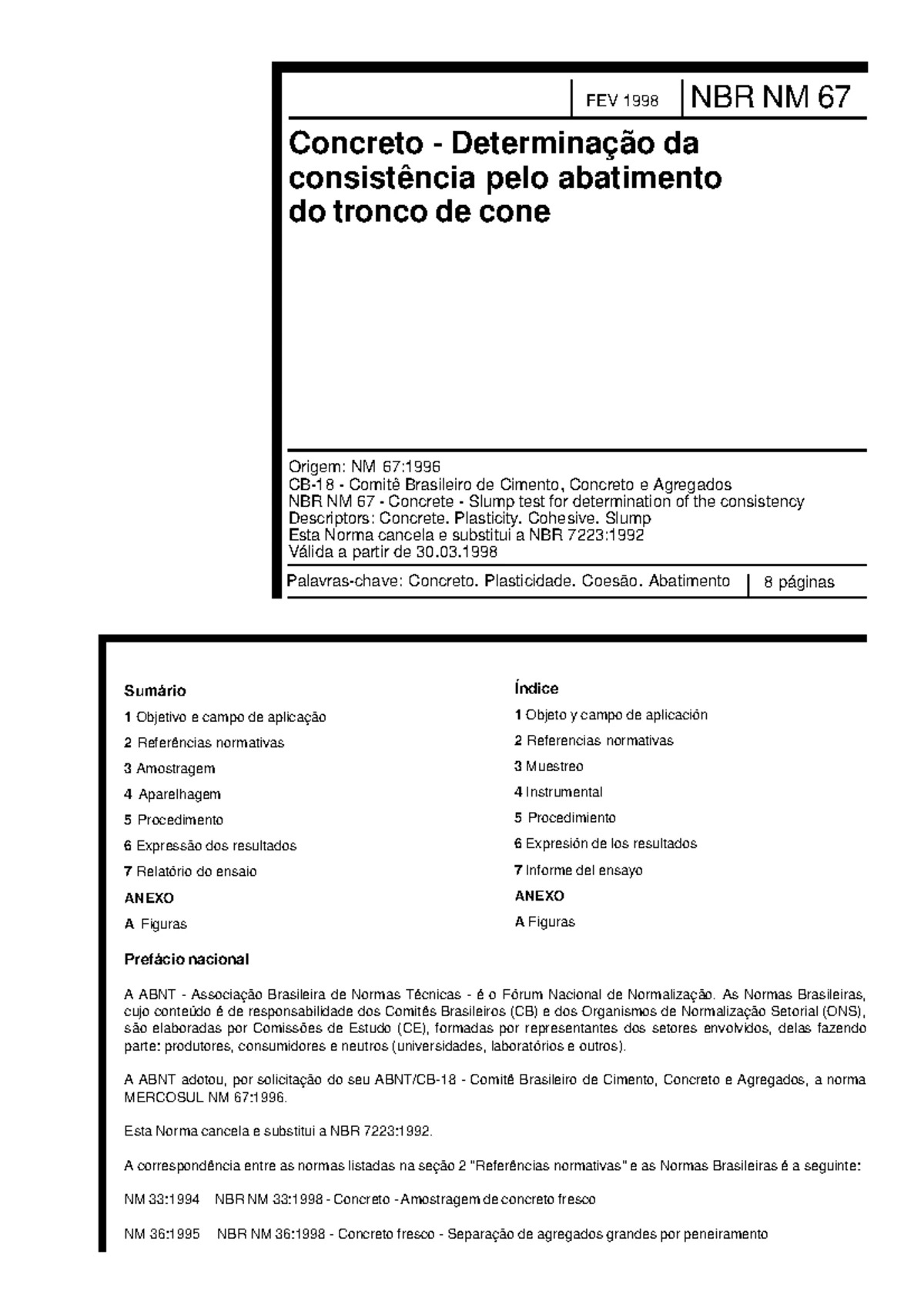 NBR 5738 2015 - Concreto - Procedimento para moldagem e cura de corpos ...