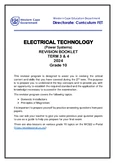 Grade 12 Electrical Technology Power Systems Revision Booklet Term 2 ...