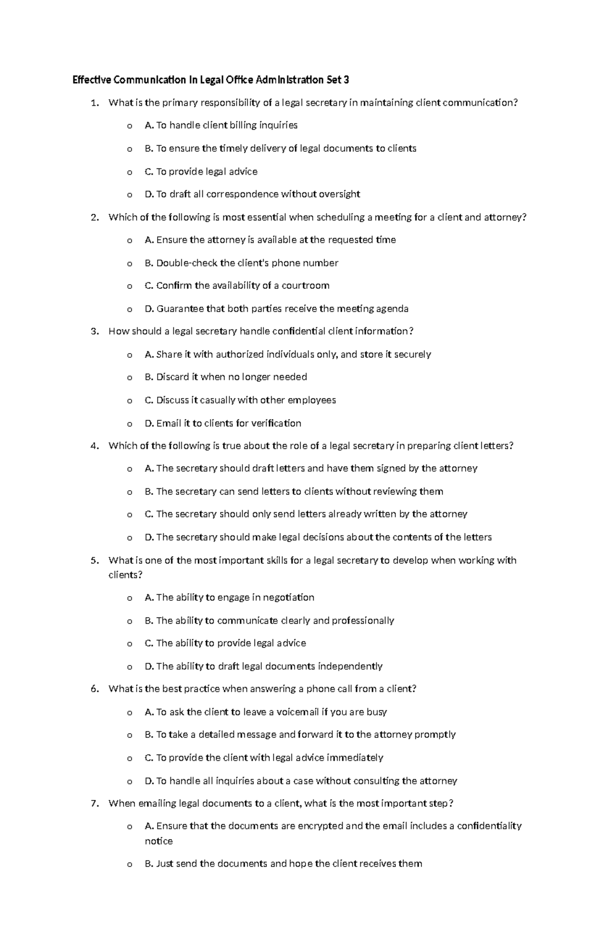 Effective Communication in Legal Office Administration - What is the ...