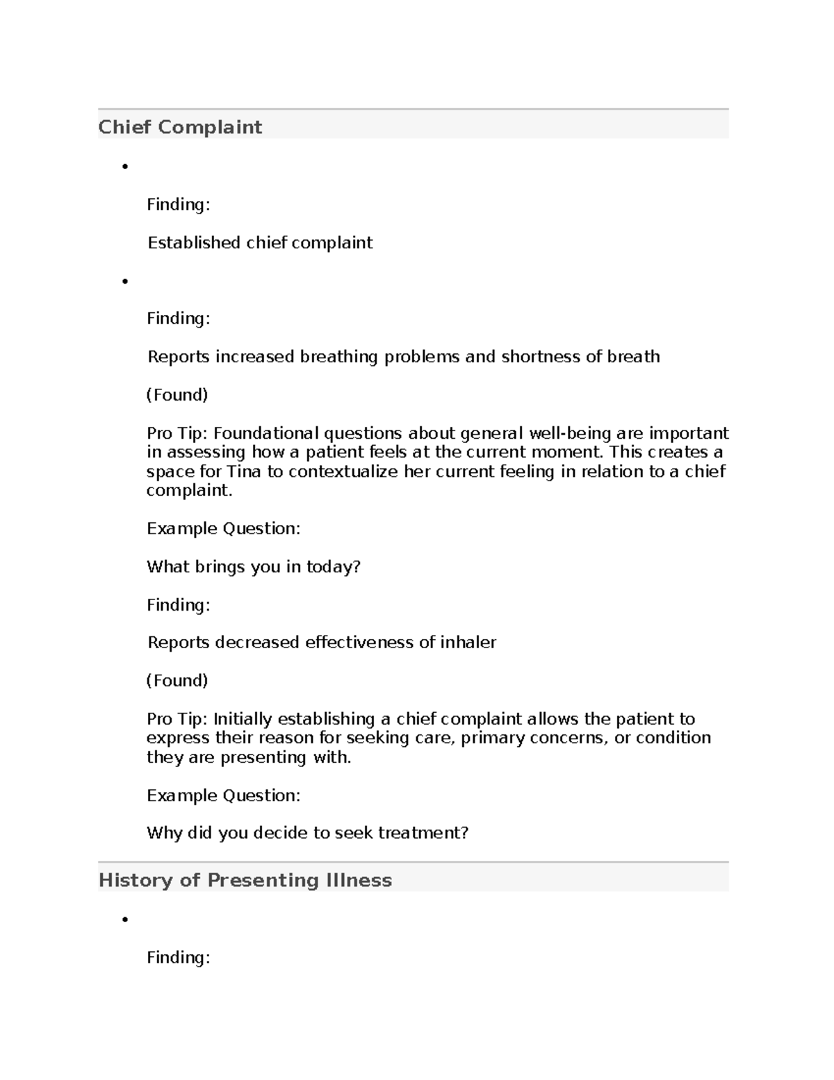 Respiratory Assessment Case Study: Exploring Asthma Symptoms - Studocu