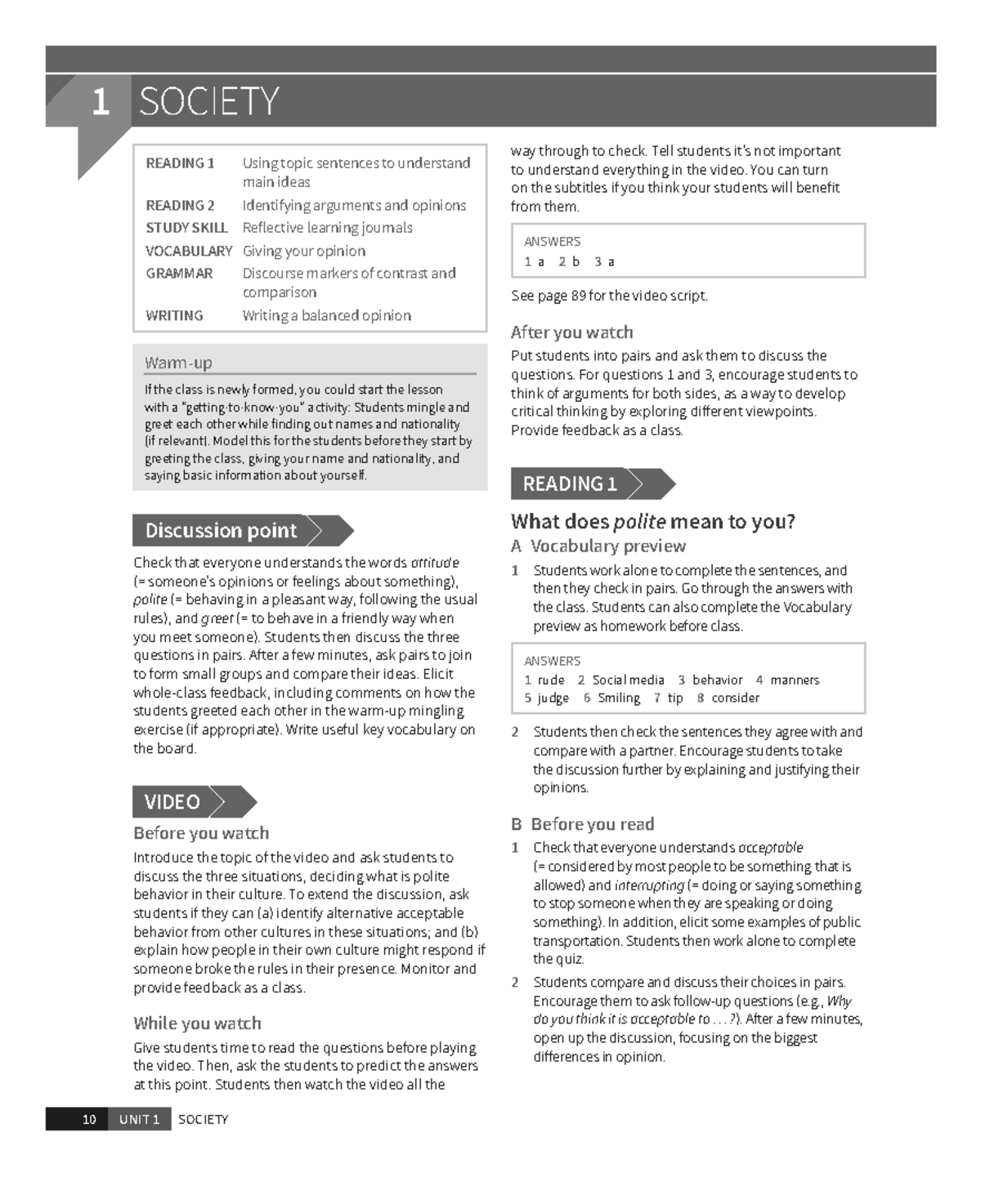 Skillful 2nd Ed. Level 2 Reading & Writing Teacher's Pack Samples - Studocu