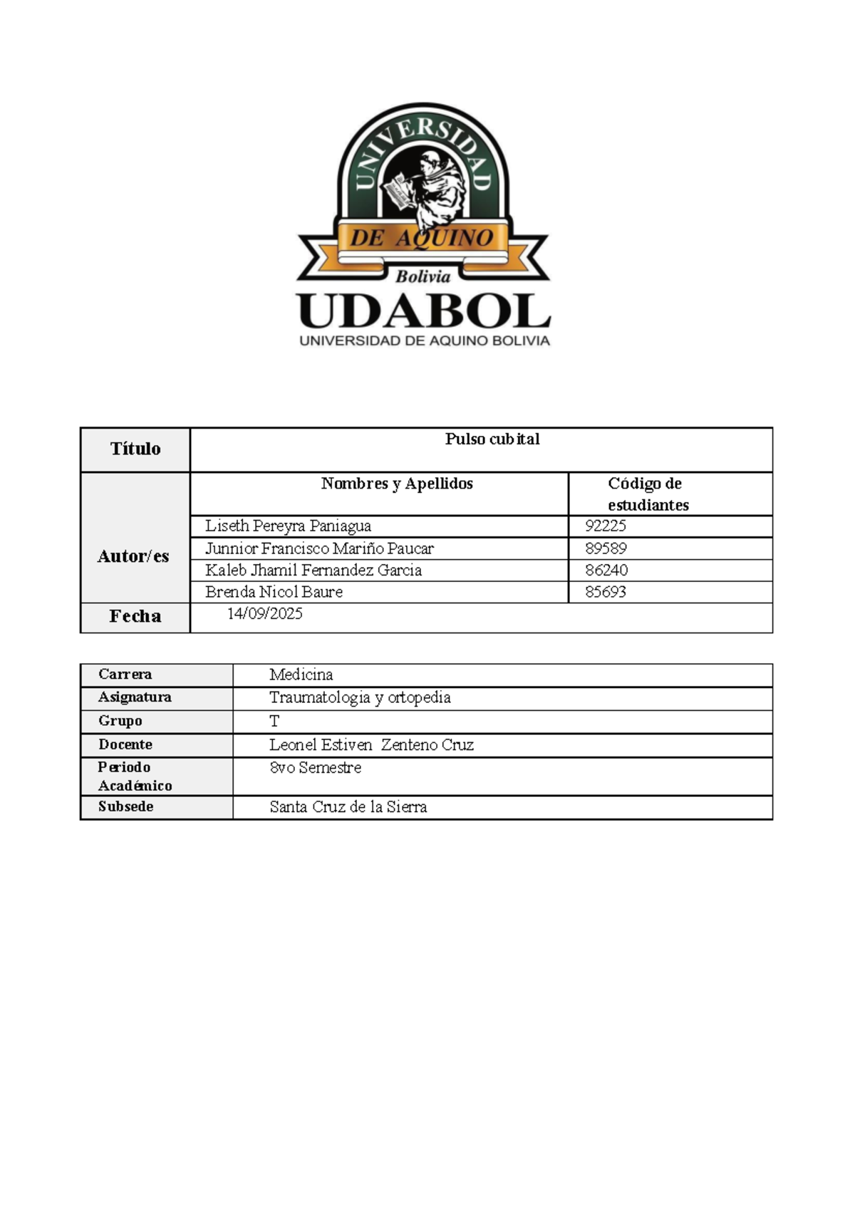 Pulso Cubital en Medicina: Anatomía y Aplicaciones Clínicas - Studocu