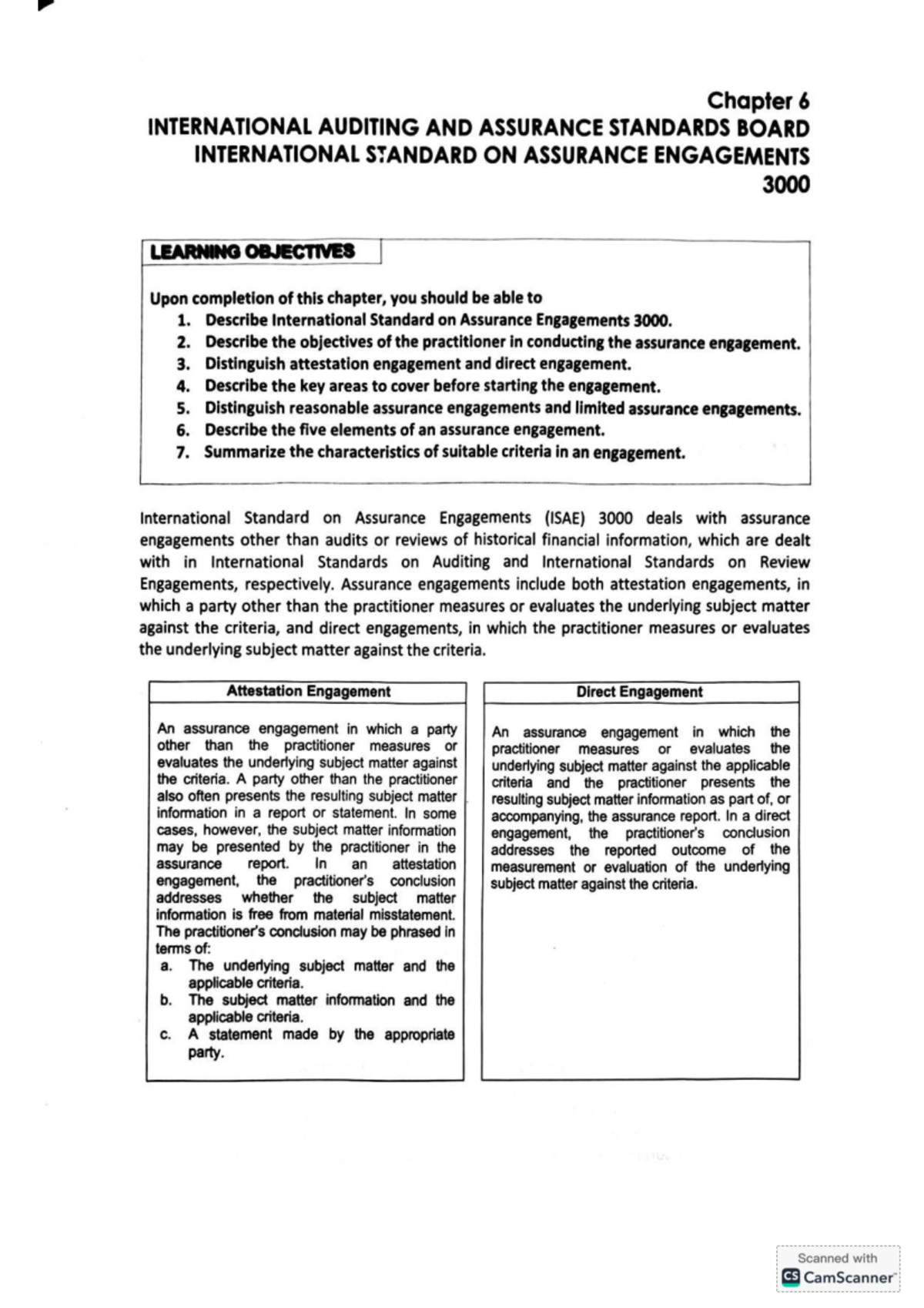Chapter 6: ISAE 135 - International Auditing & Assurance Standards ...
