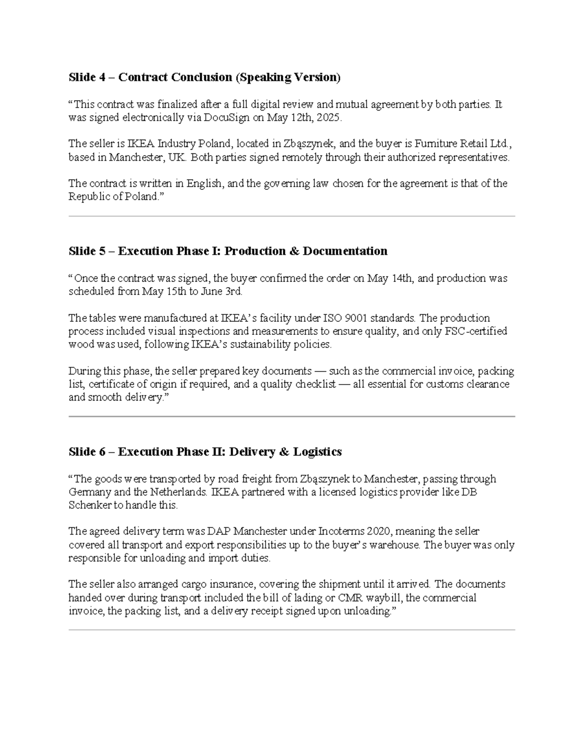 Contract Conclusion & Execution Phases (IET - Fgkj) - Studocu